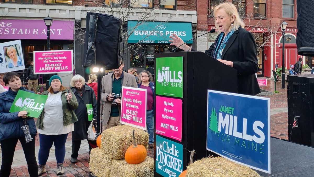 Maine Democrats, Gov. Janet Mills kick off "Roe-vember" with abortion ...