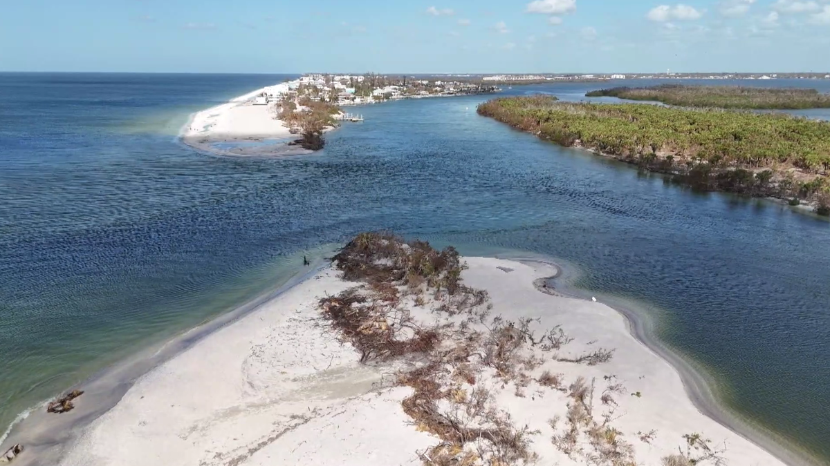 How Hurricane Milton cut a new channel through Manasota Key