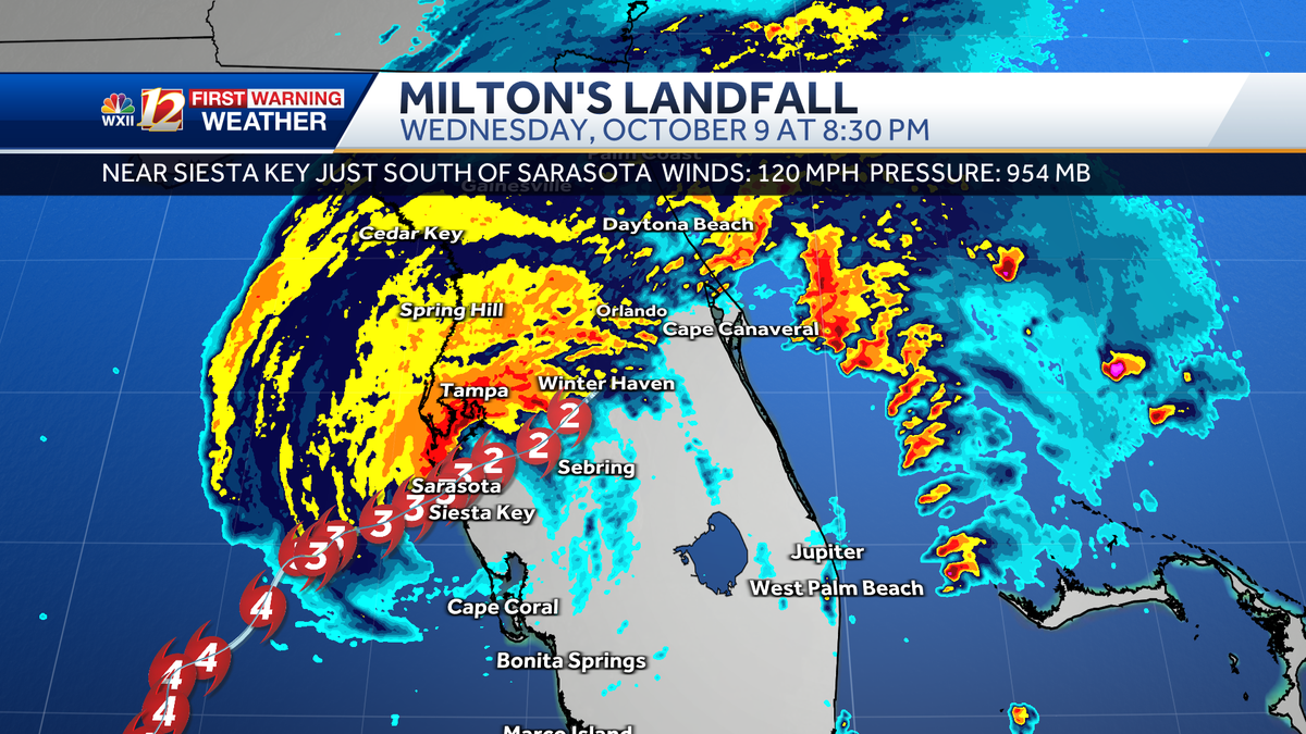 HURRICANE MILTON: storm reports and rainfall totals in Florida