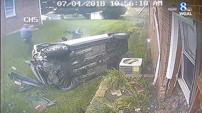 80 MPH CRASH: Mini Cooper flips into home, driver faces DUI