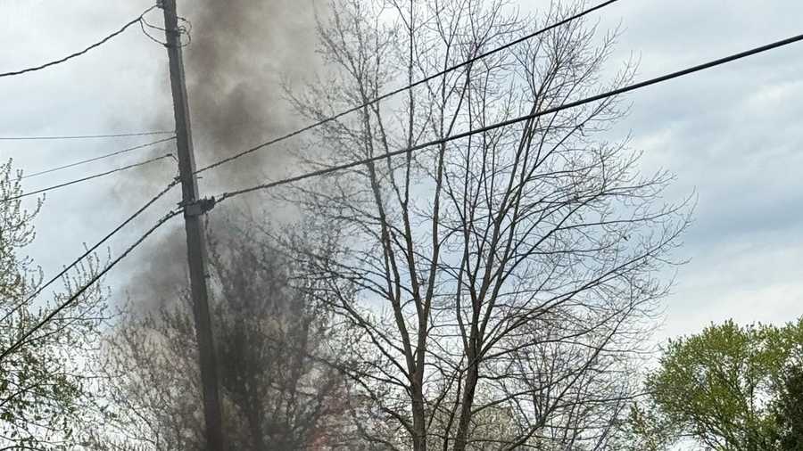 Minivan bursts into flames in Adams County, Pa.