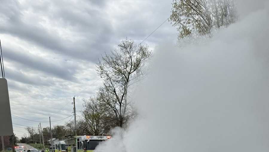 Minivan bursts into flames in Adams County, Pa.