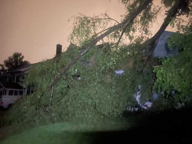 KETV viewers share hail, tree damage from Tuesday storms
