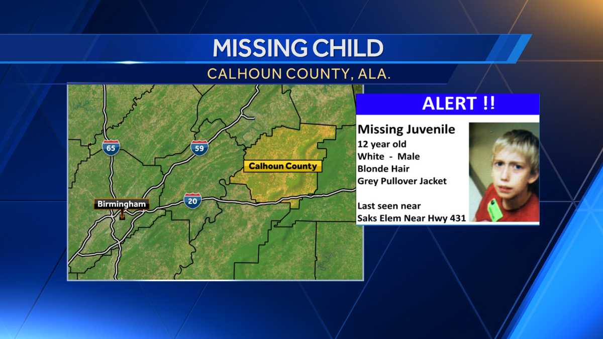 Calhoun County Sheriff's Office searching for 12-year-old boy who has ...