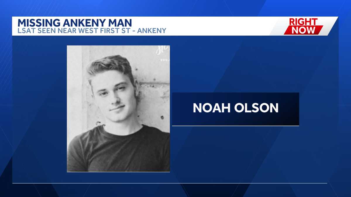 UPDATE: Missing man has been located, Ankeny police say