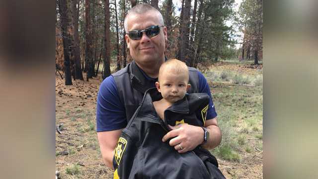 Father sentenced after missing baby found in woods with cracked skull ...