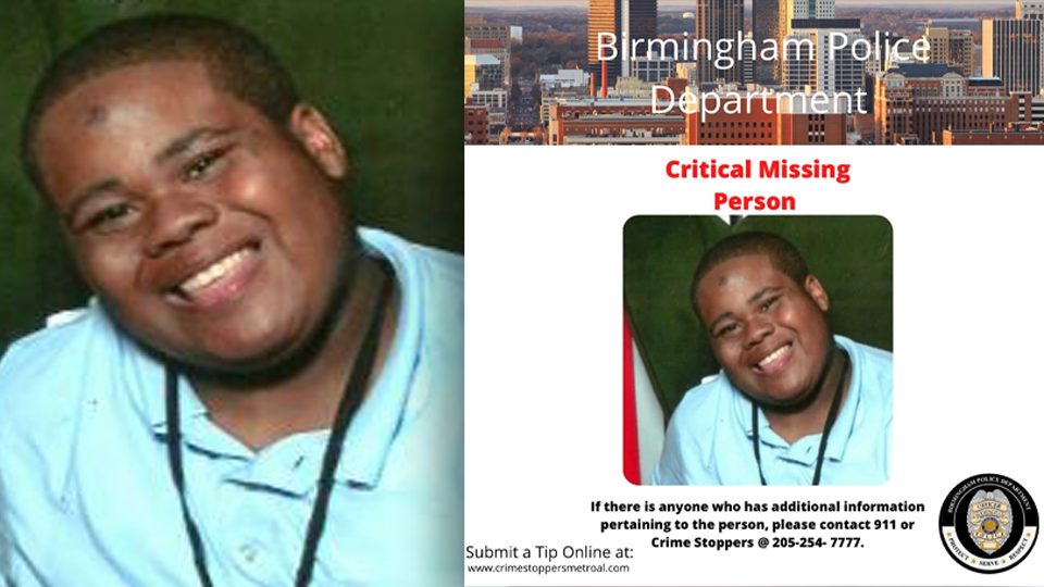 Birmingham police searching for missing man who has autism and is non ...
