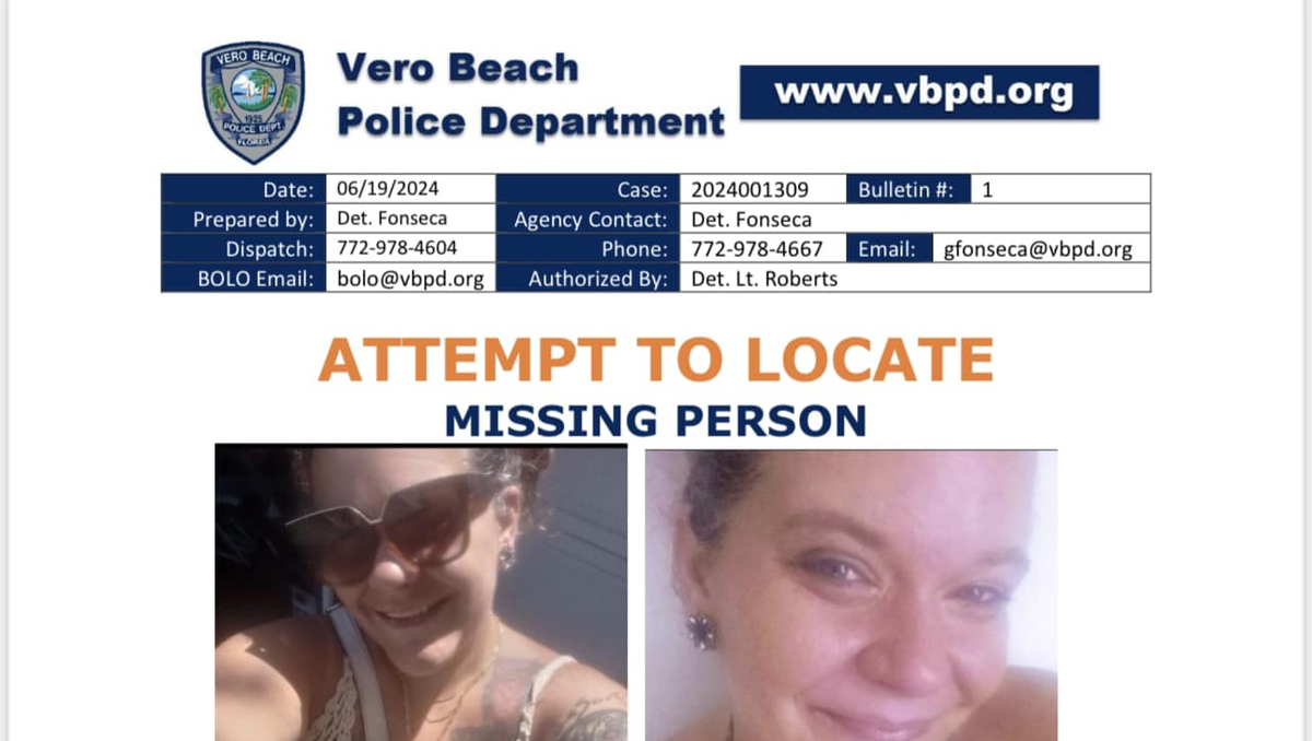 Florida police attempt to locate woman whose been missing for 12 days