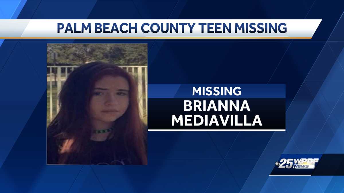 Palm Beach County teen missing, possibly endangered