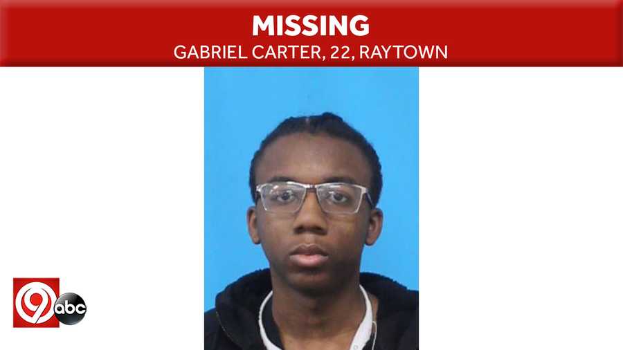 Raytown police ask for help in finding 22-year-old Gabriel Carter