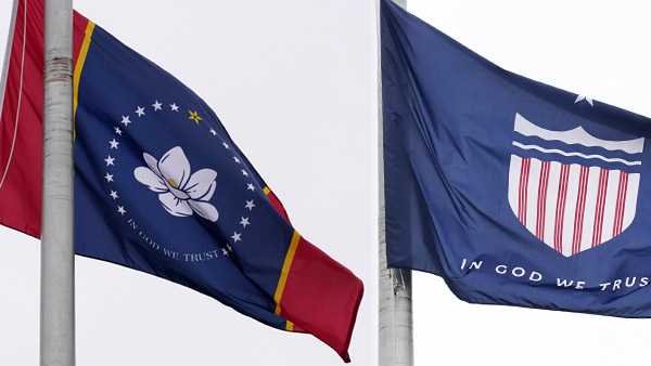 Final 2 Mississippi flag proposals: Shield vs. magnolia