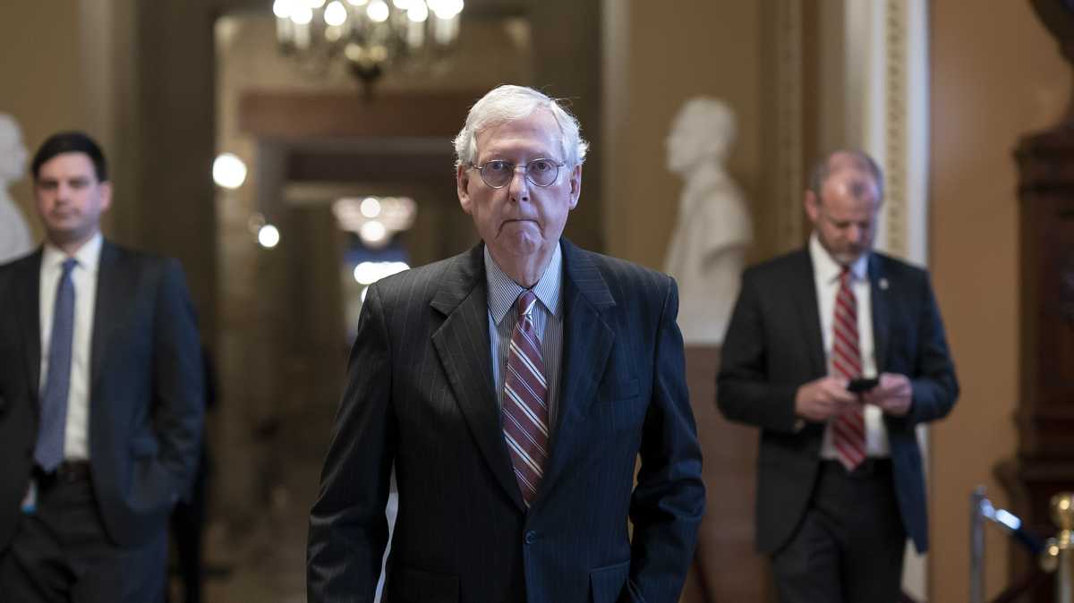 GOP Leader McConnell remains in hospital after concussion