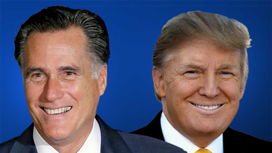 President Donald Trump endorses Mitt Romney for Senate