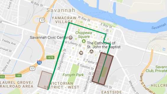 Savannah MLK parade route, parking information and road closures