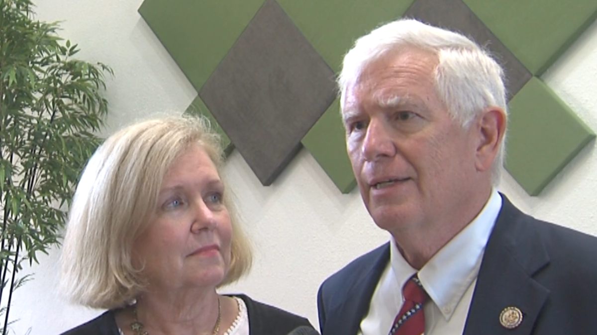 Congressman Mo Brooks and his wife talk about process server entering ...