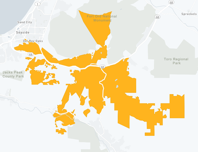 Power outage Sunday hits areas around Laureles Grade and highway 68 in ...