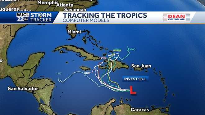 Savannah: Tracking possible tropical development