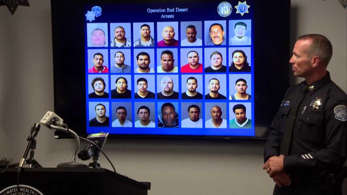 28 Arrested After Gang Investigation In Modesto Police Say
