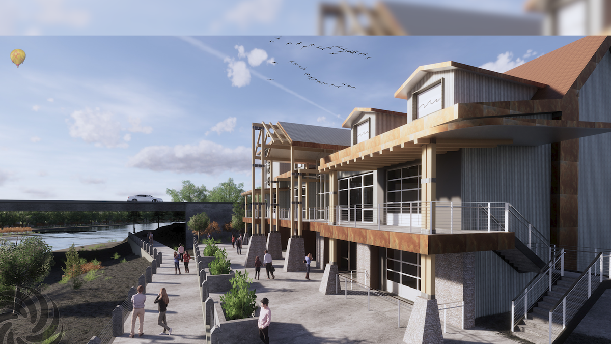 What happened to 'At Rio' River Walk near the Bosque trail?