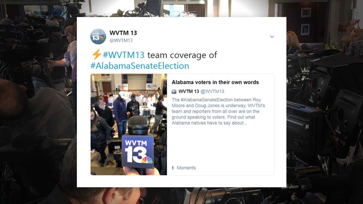 WVTM 13 Twitter Moments: Alabama special Senate election coverage