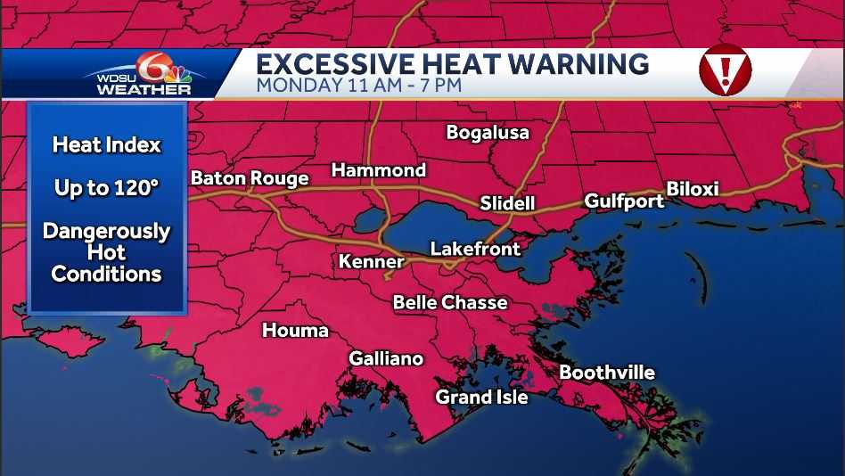 Dangerously Hot Conditions Linger Through Work Week