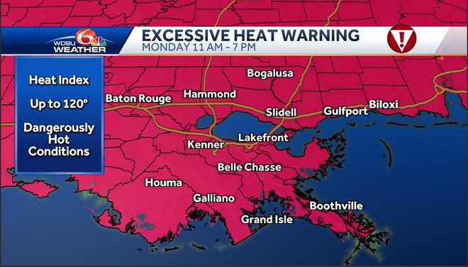 Dangerously Hot Conditions Linger Through Work Week