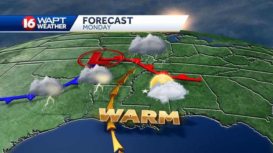 Warm weather continues, showers and thunderstorms in forecast starting ...