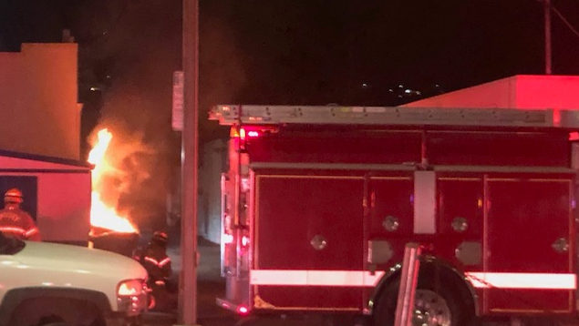 Arson suspect arrested after 2 overnight fires in California city