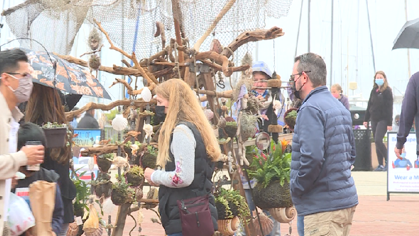 Monterey Outdoor Market Opens for the first time since the pandemic