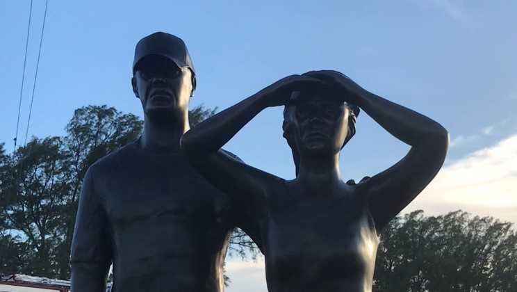 Jupiter: Monument unveiled honoring Austin, Perry, all those lost at sea