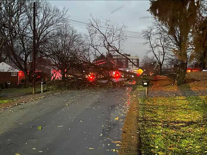 Severe thunderstorms cause damage, multiple power outages throughout ...
