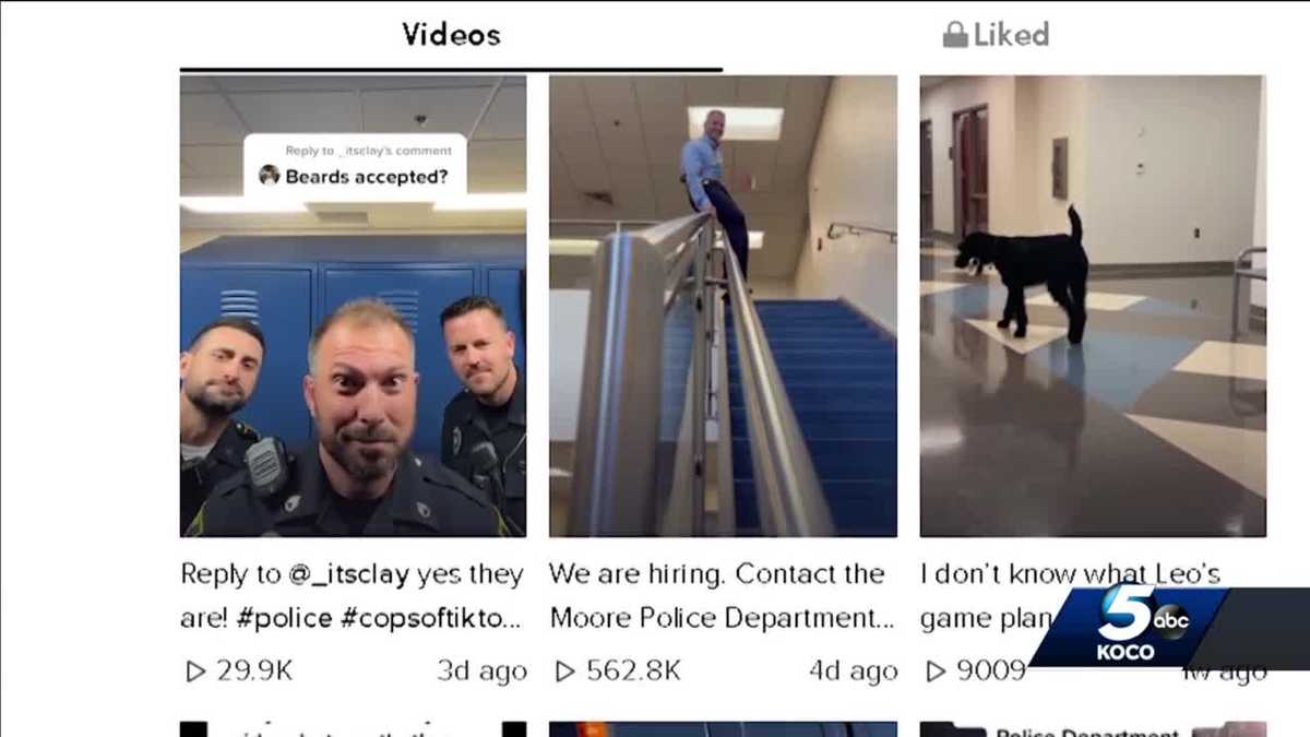 Moore Police Department uses TikTok to connect more with the community