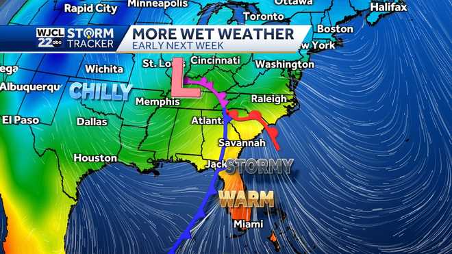 Savannah: Tracking several wet storm systems to start 2024