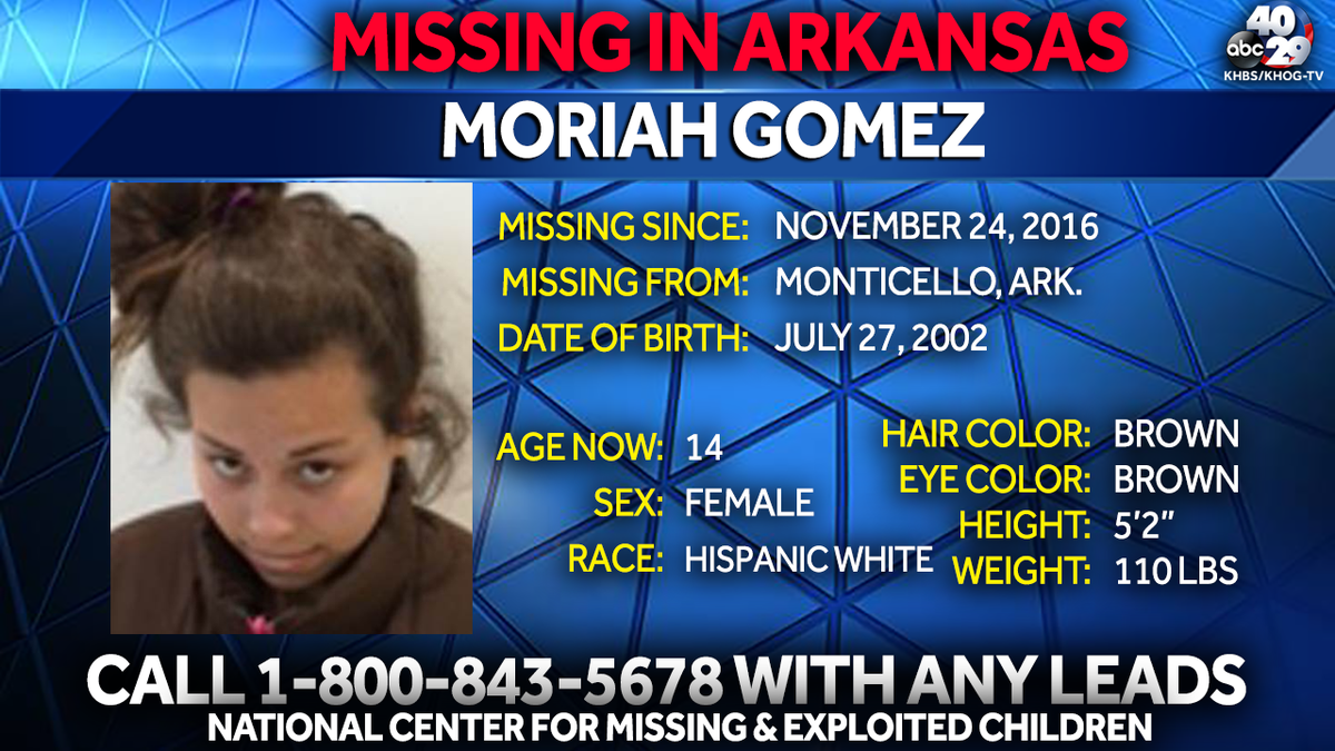 Missing in Arkansas