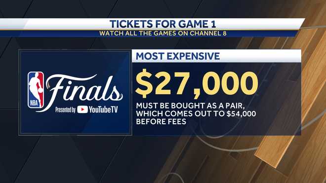 Going to Game 1 of the NBA Finals could cost you a lot of money