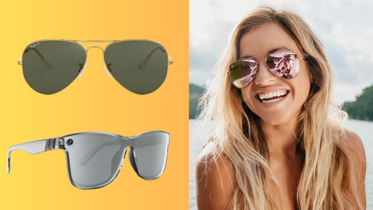 Polarized sunglasses with 100% UV protection Polarized sunglasses with 100% UV protection