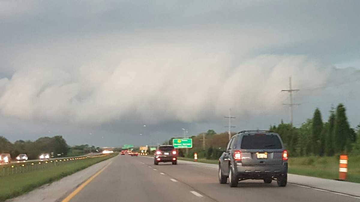 SCARY CLOUDS: Monday’s severe storms create frightening looking clouds ...