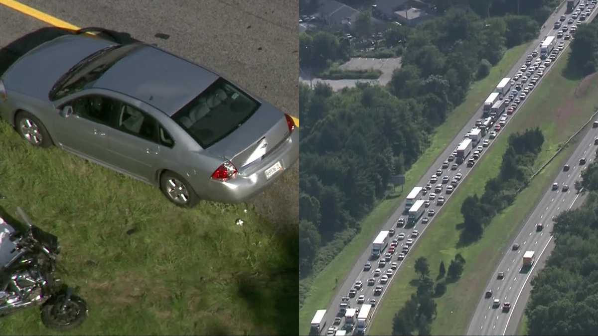 Motorcyclist dead in multi-vehicle crash on I-495 in Westford