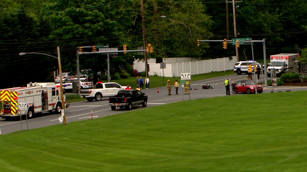 Crash involving motorcycle in Lancaster Township