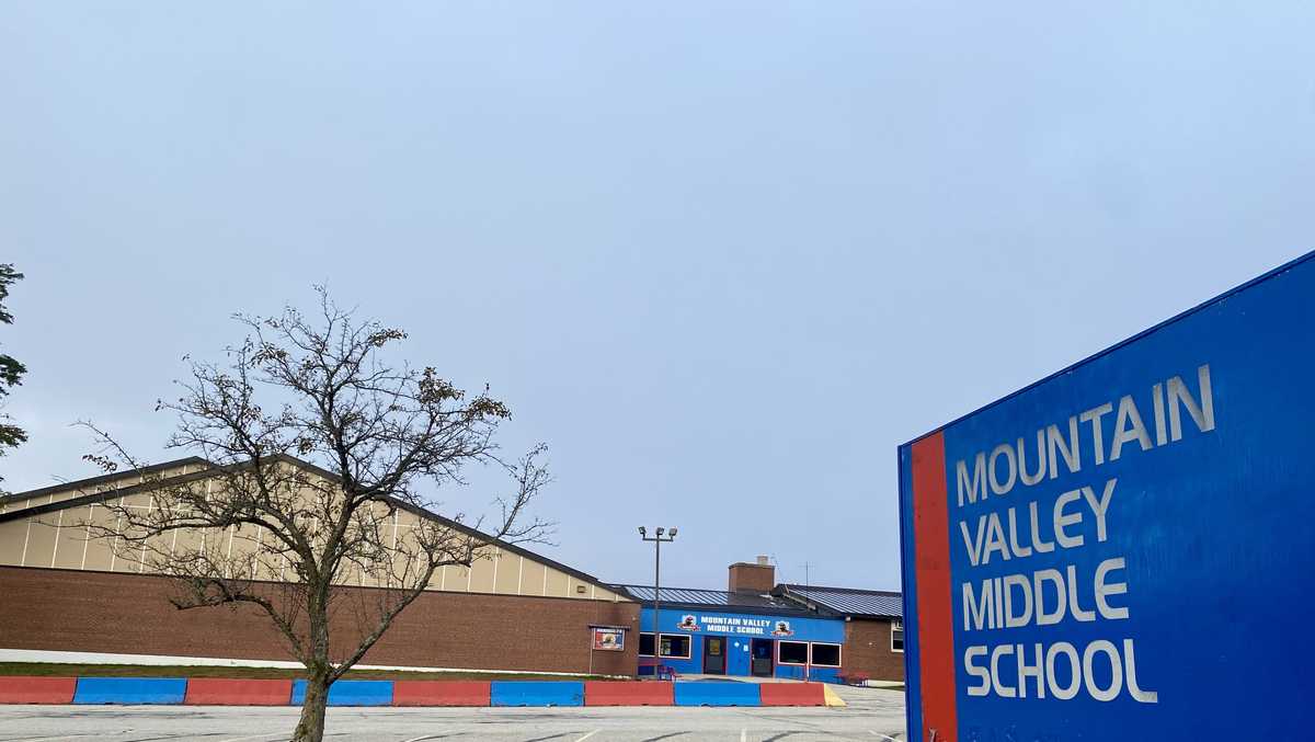 Mountain Valley Middle School is closed due to mold, air quality
