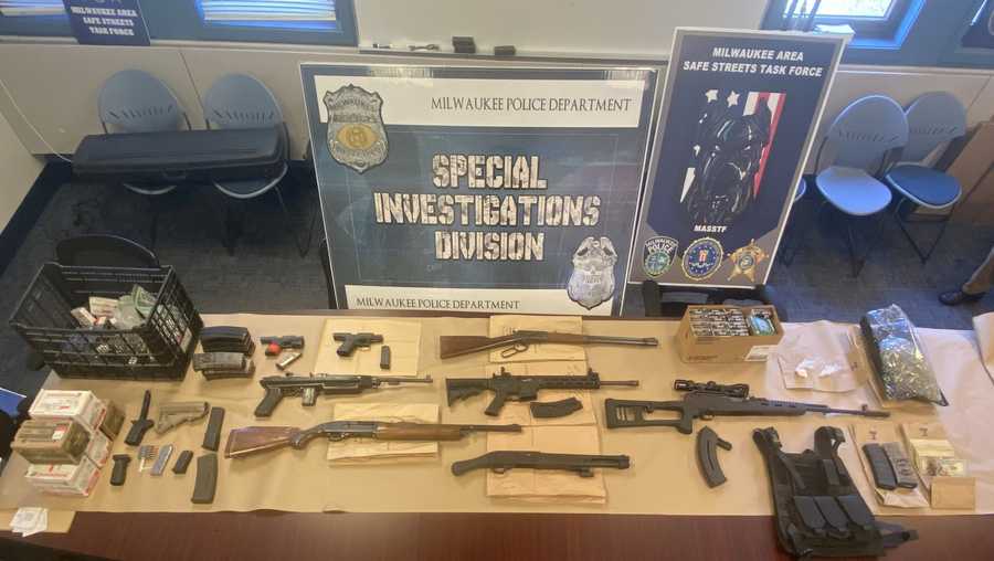 Milwaukee Police SID arrest two, recover 8 firearms and drugs from two ...