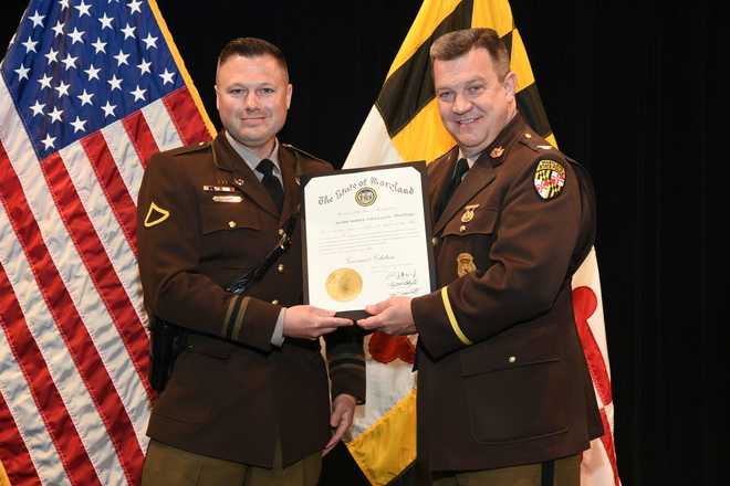 6 Maryland State Police troopers for heroism