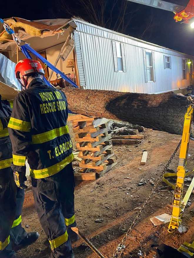 Surry County rescue: first responders rescue pinned child