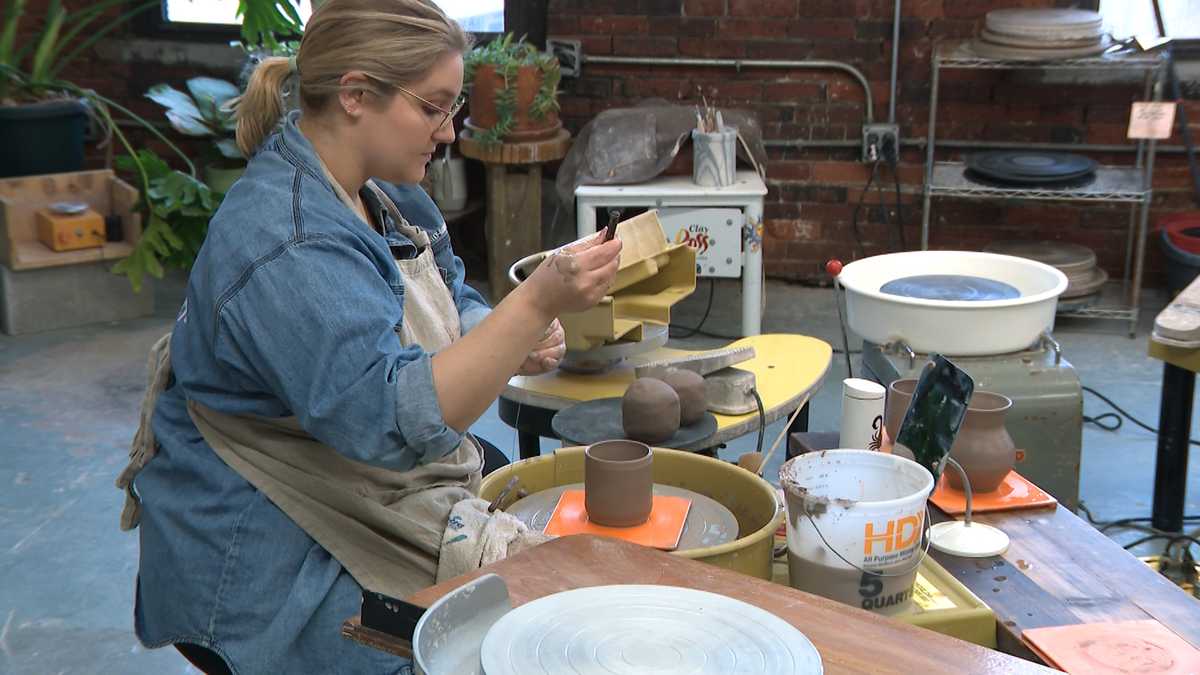 Creating beautiful works of art at MudCity Clay