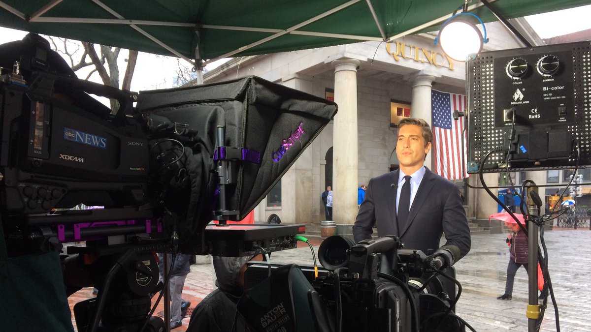 ABC World News Tonight anchor David Muir visits Boston