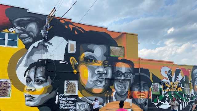 Mural of Breonna Taylor, David McAtee, George Floyd unveiled in Portland