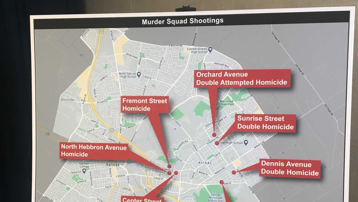 Salinas gang "Murder Squad" allegedly behind 8 local murders