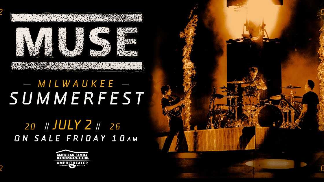 Rock band Muse to headline Summerfest