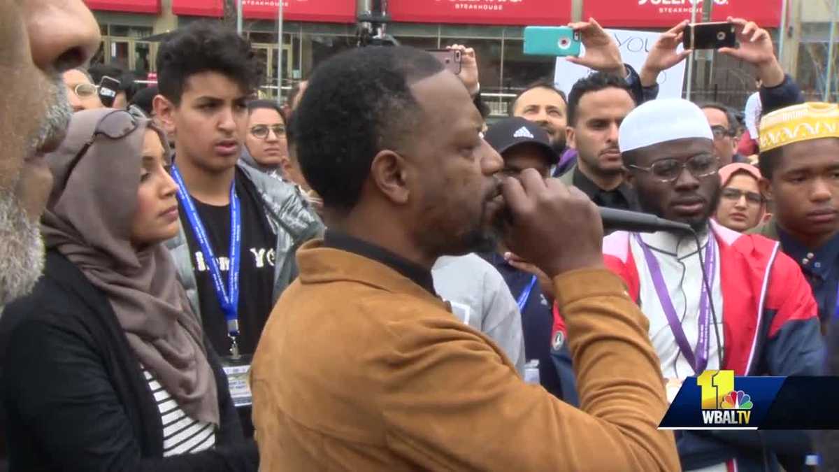 Muslims march in Baltimore for social justice