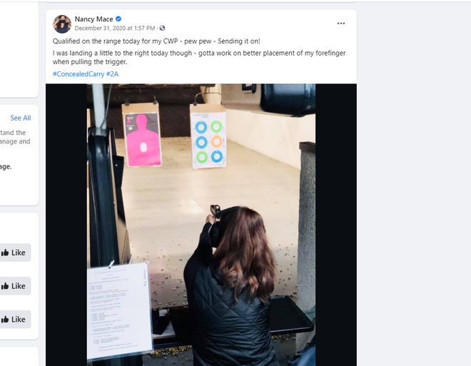 'I will not be put in that situation again': Rep. Nancy Mace intends to ...